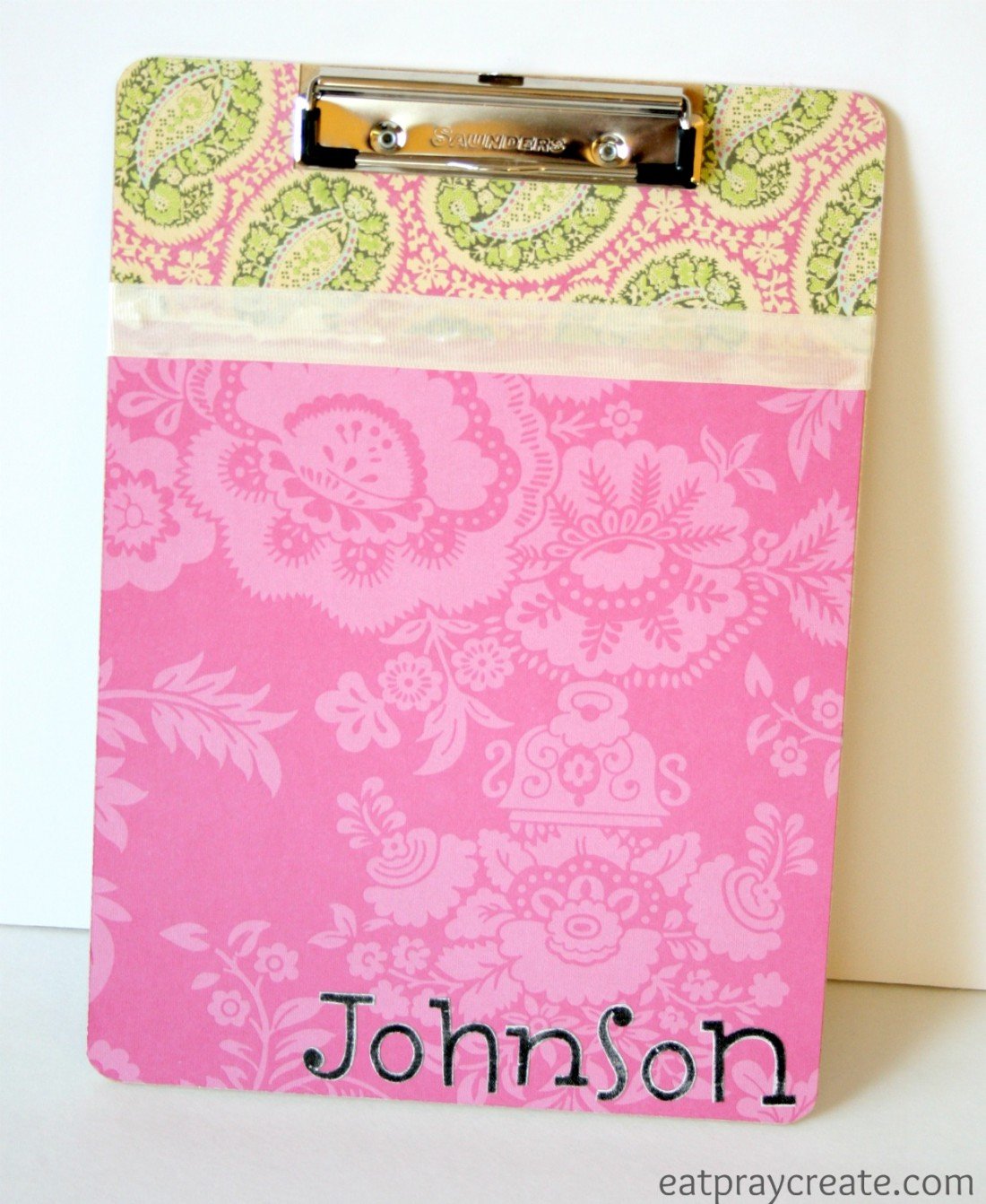 DIY Decorated Clipboard Tutorial