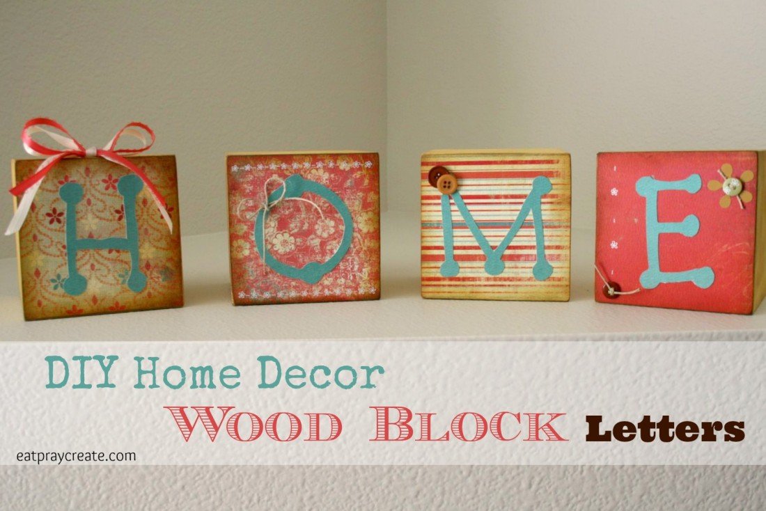DIY Home Décor - Wood Blocks