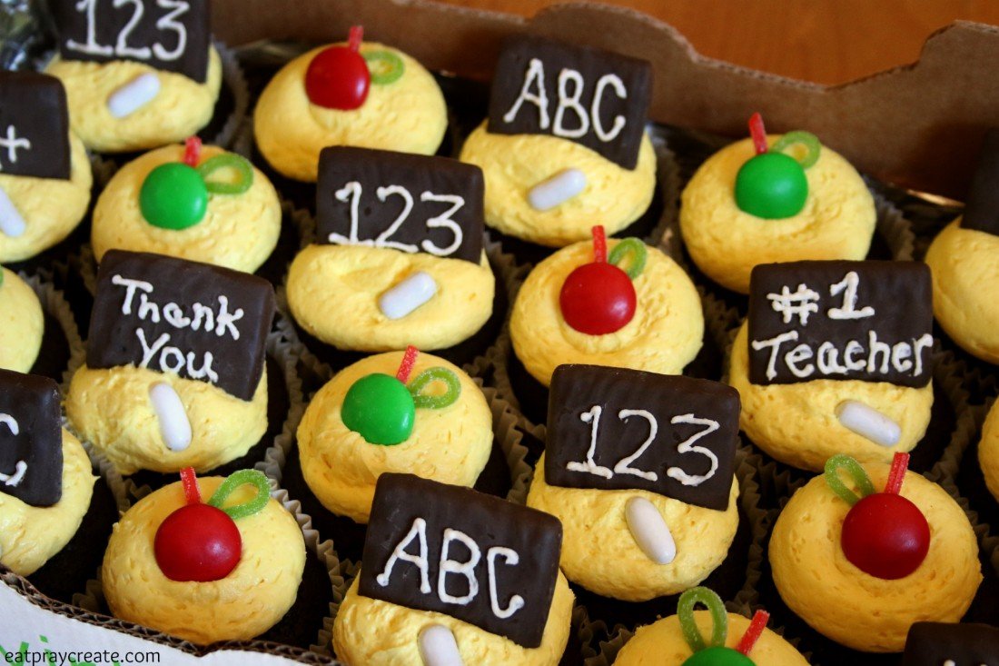 Teacher Appreciation Cupcakes