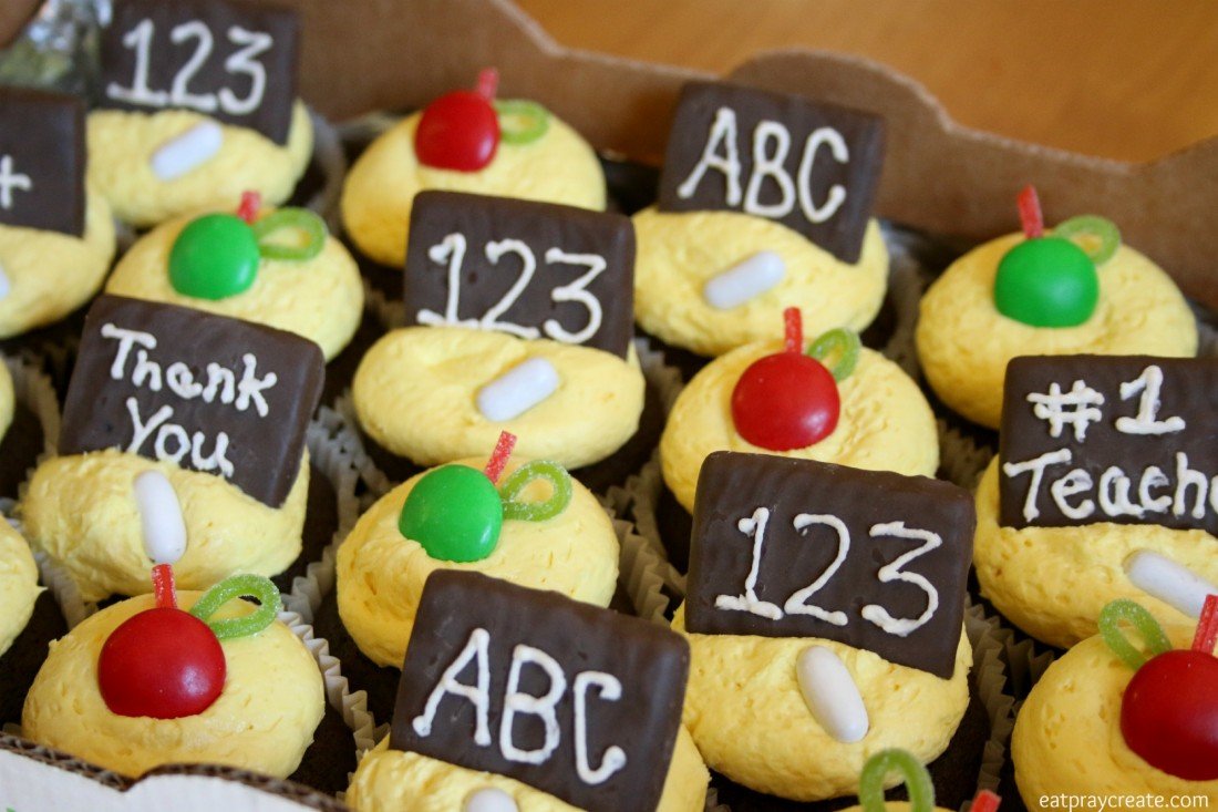 Teacher Appreciation Cupcakes